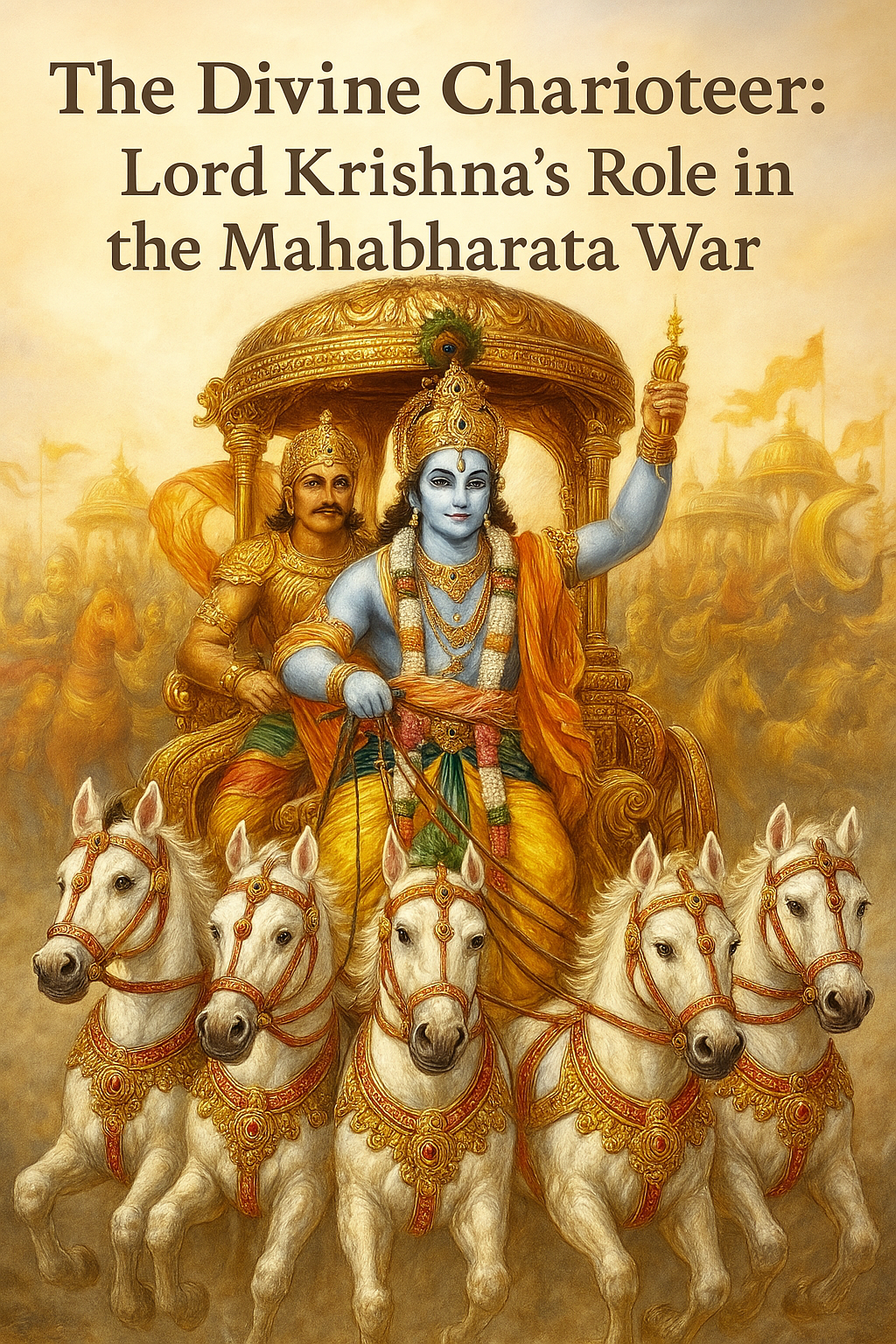 The Divine Charioteer: Lord Krishna’s Role in the Mahabharata War ...